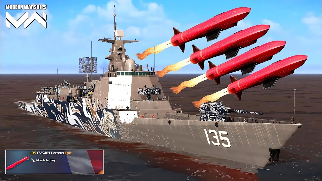 CN Type 052DM Dazhou With Full CVS401 Perseus New Gacha Missile ...