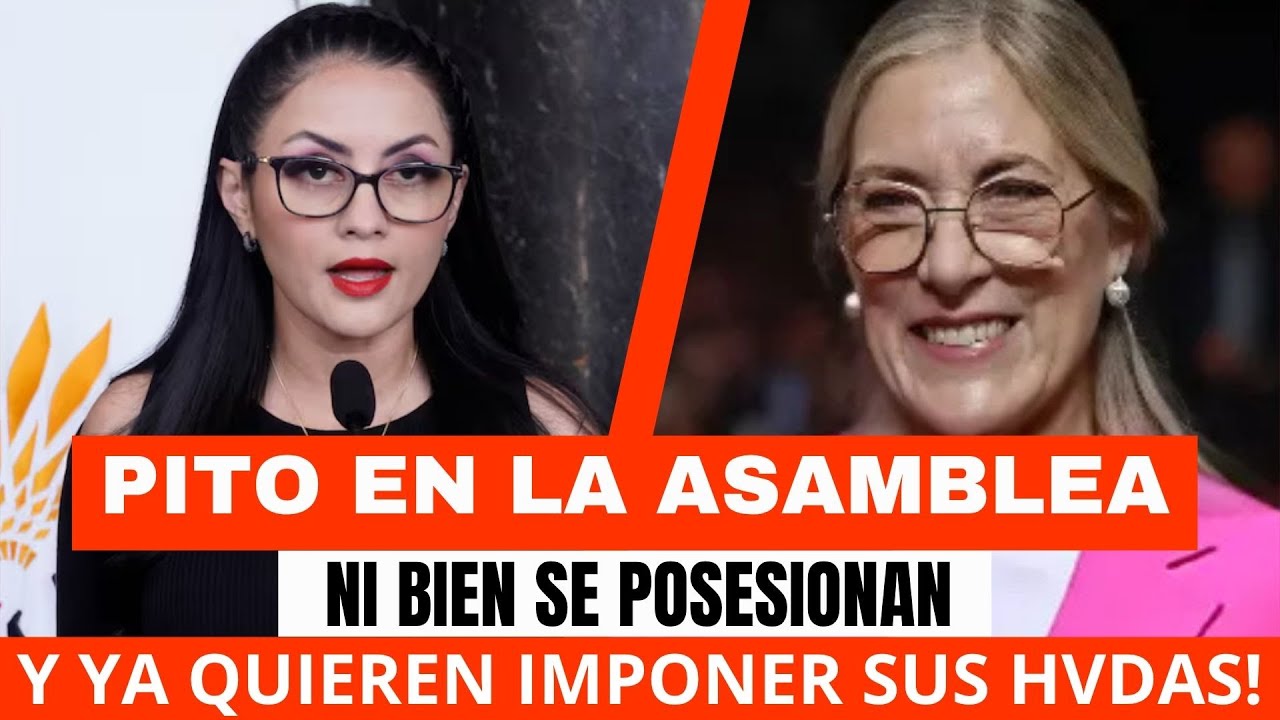 Pito en la Asamblea, ni bien llegan y ya quieren imponer como si fuera ...