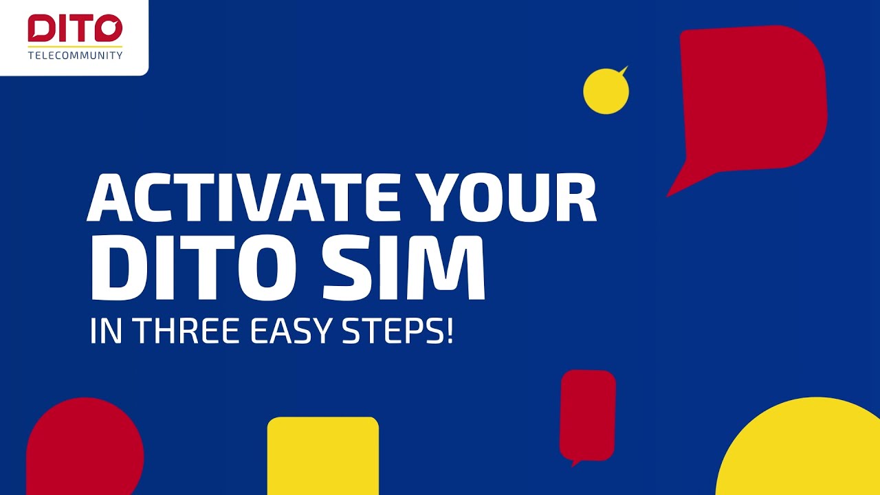 Activate your DITO SIM in 3 easy steps! - YouTube
