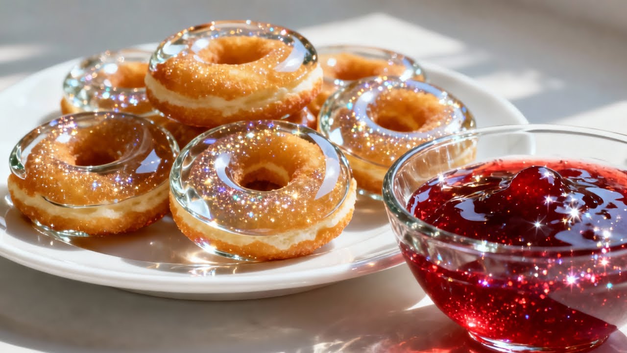 These GLASS DONUTS Crunch Too Perfectly 😳🇺🇸🍩 - YouTube