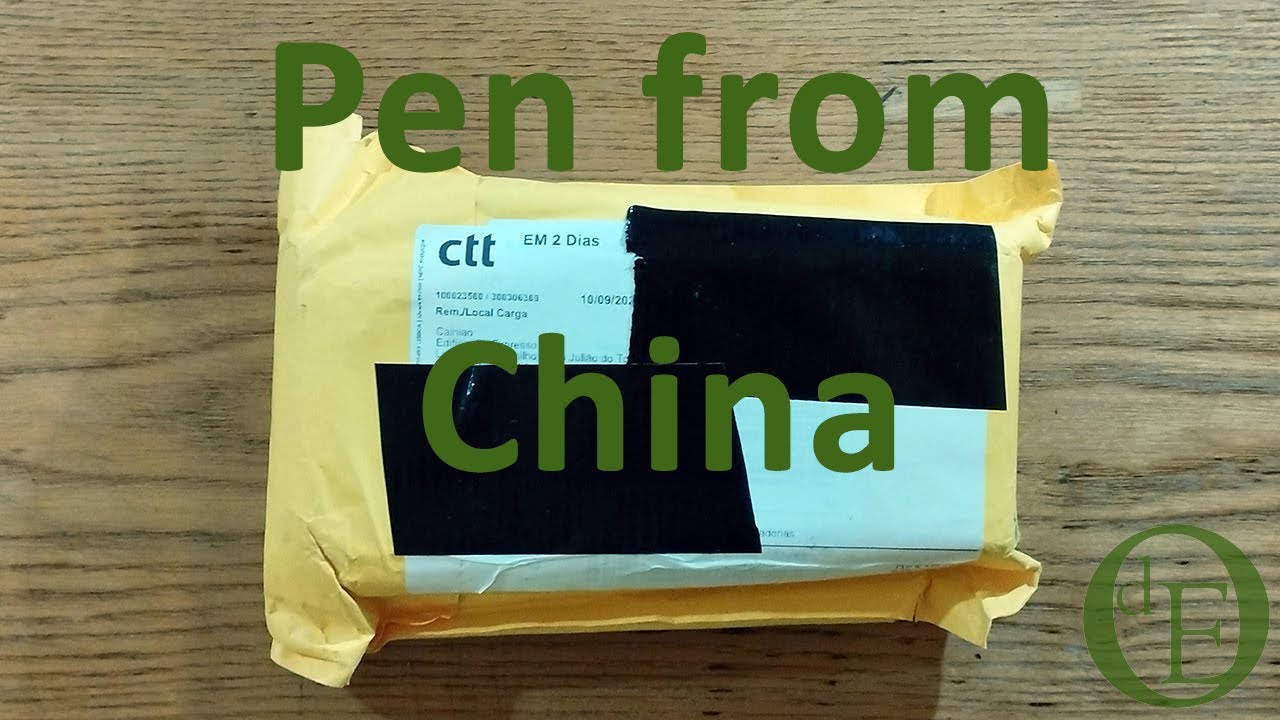 Pen in a package from China - Majohn - YouTube