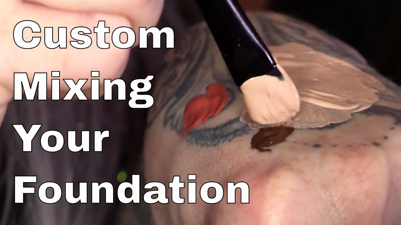 Custom Mixing Your Foundation. - YouTube