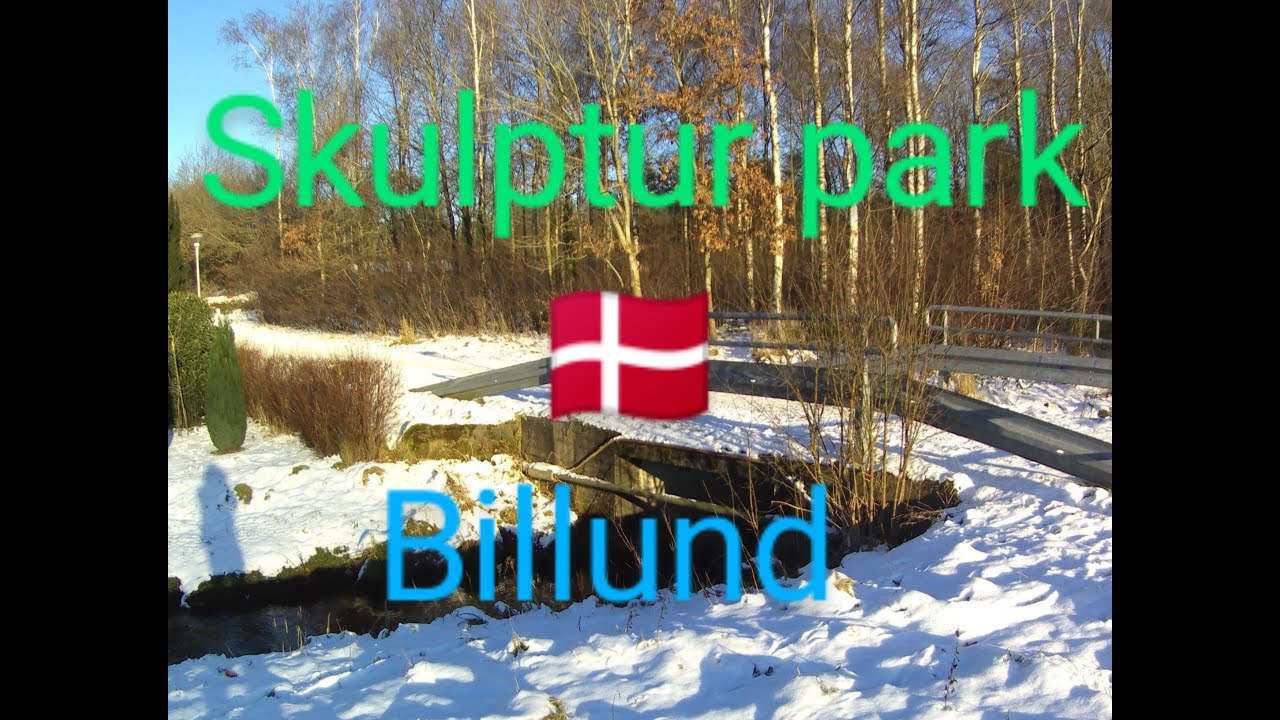 Walking around skulpturpark billund - YouTube