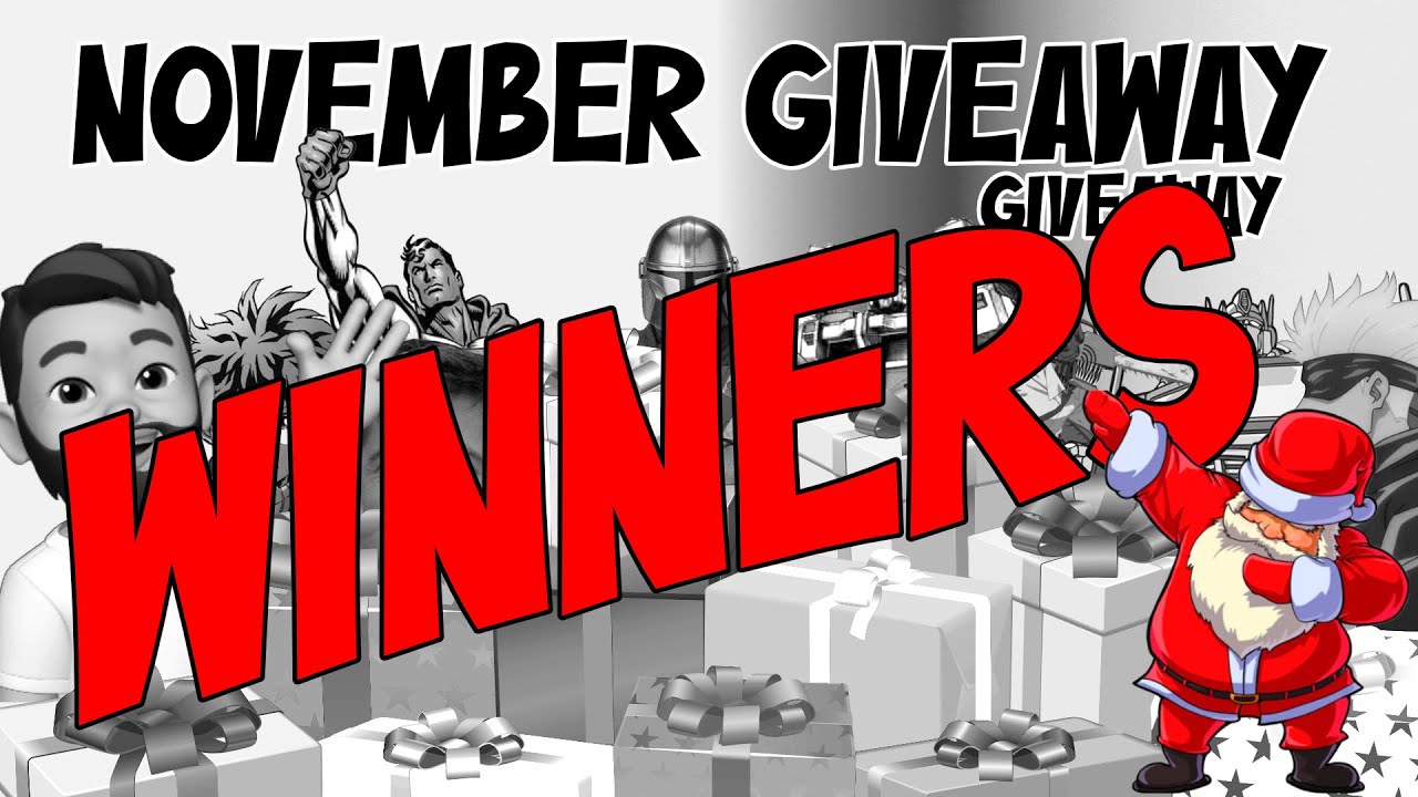 November Giveaway to Giveaway Winners! - YouTube