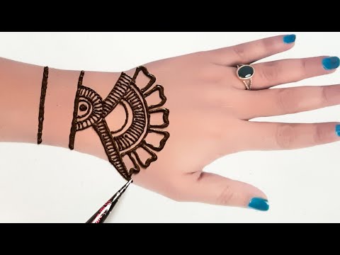 mehndi designs|very easy mehndi|mandi ka dizain|simple mehndi|Arabic mehndi design|back hand mehndi