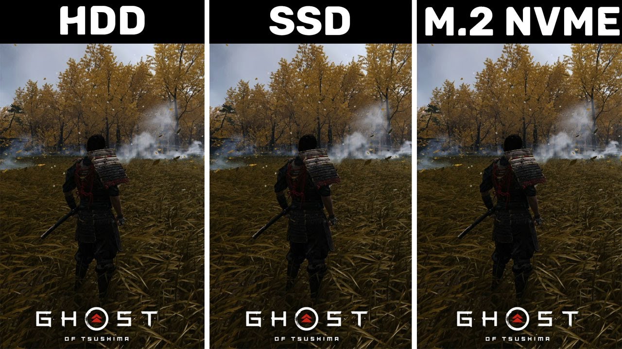 Ghost of Tsushima - HDD vs SSD vs M.2 NVMe - Is it playable on HDD ...
