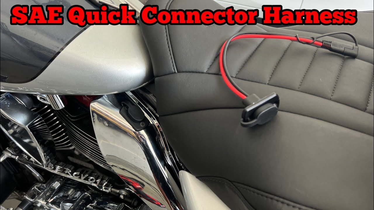 SAE Quick Connector Harness For Harley Davidson Motorcycles - YouTube