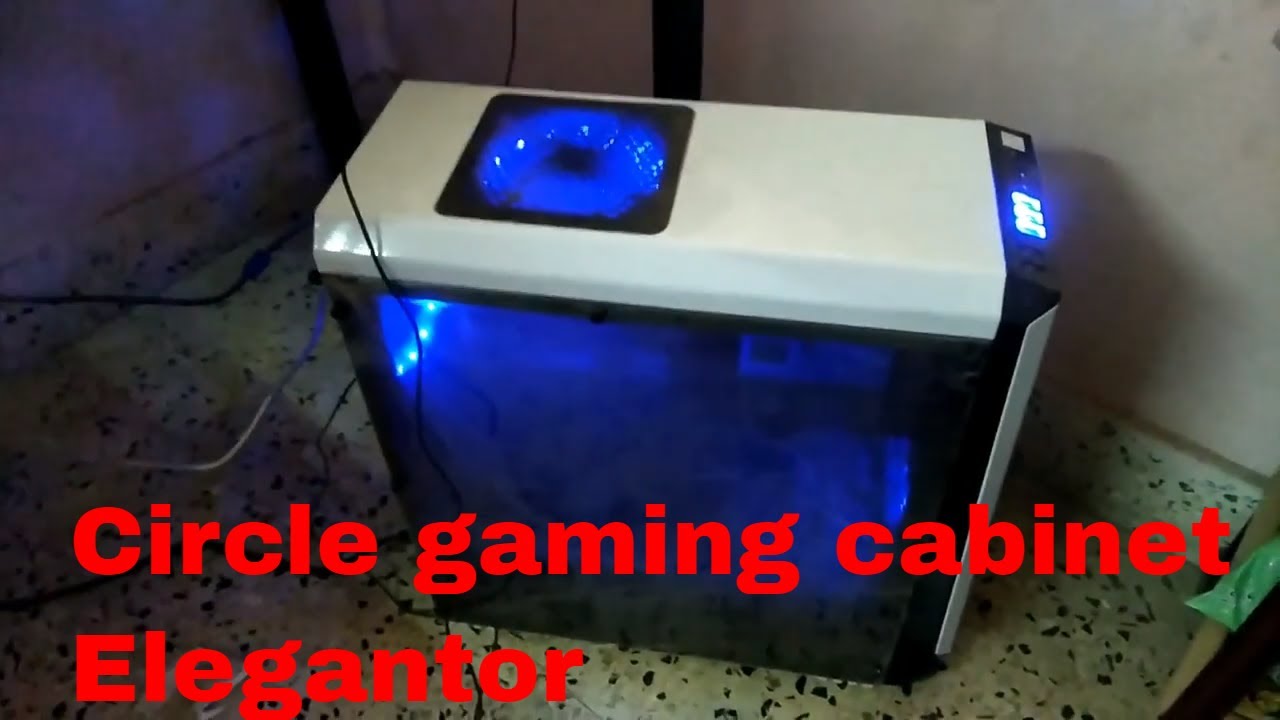 Circle Gaming Cabinet Elegantor (White) 4000INR Full review - YouTube