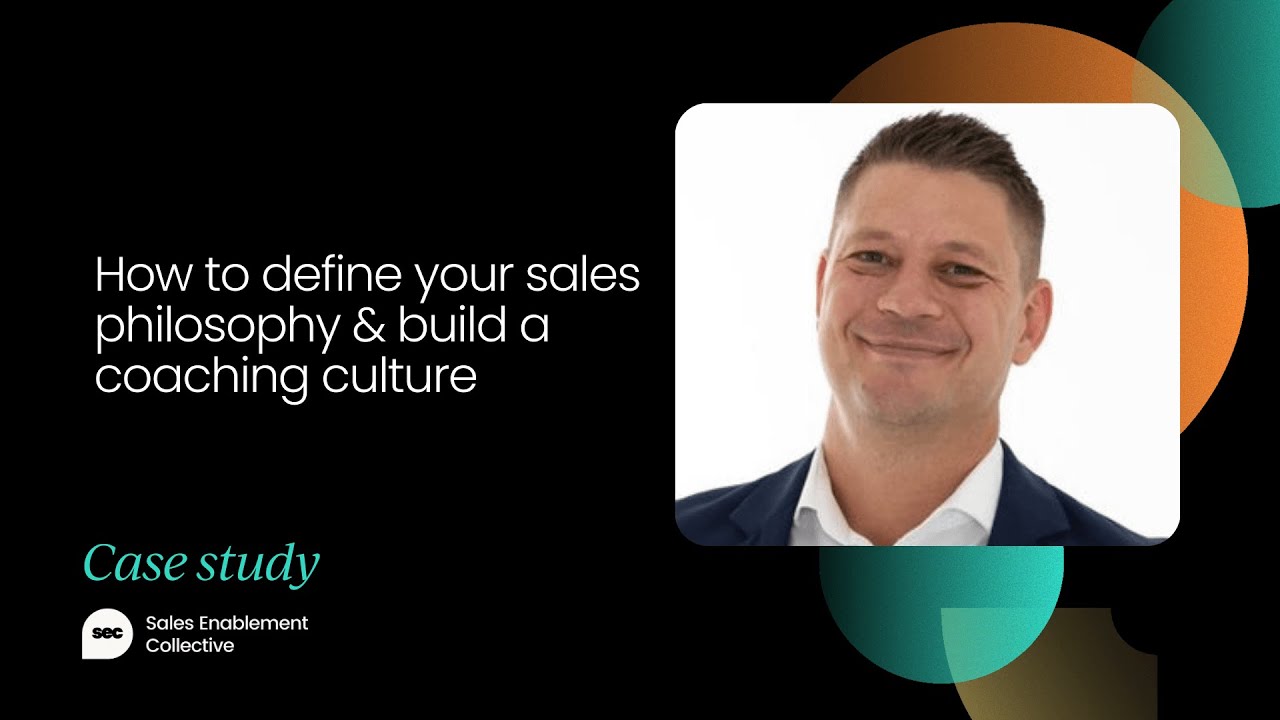 How to define your sales philosophy & build a coaching culture | Sales ...
