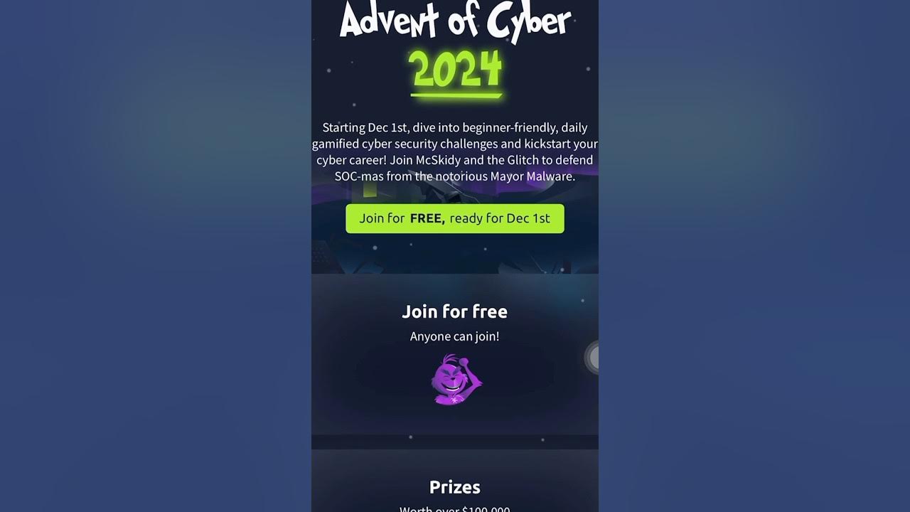 TryHackMe Advent of Cyber 2025 #cybersecurity - YouTube