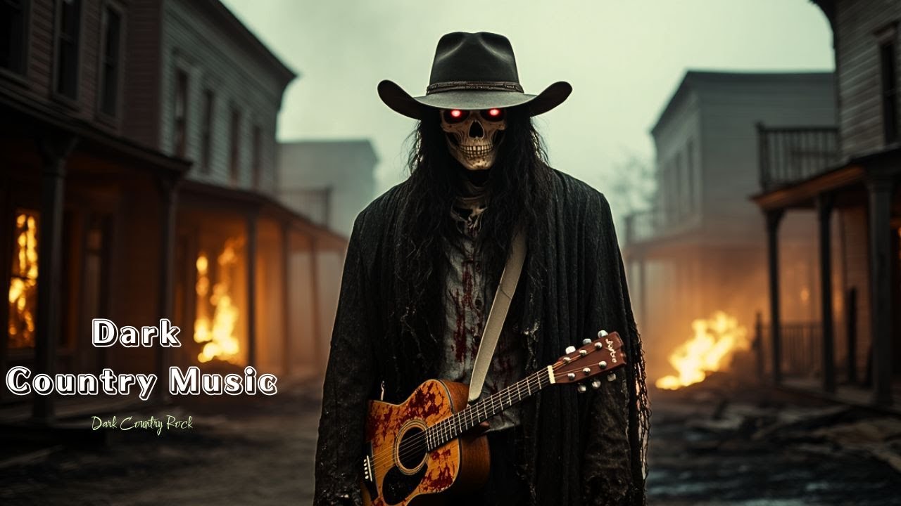 ( Dark Country Music 4 ) Ghost Town Lament | Spooky Cowboy Music for ...
