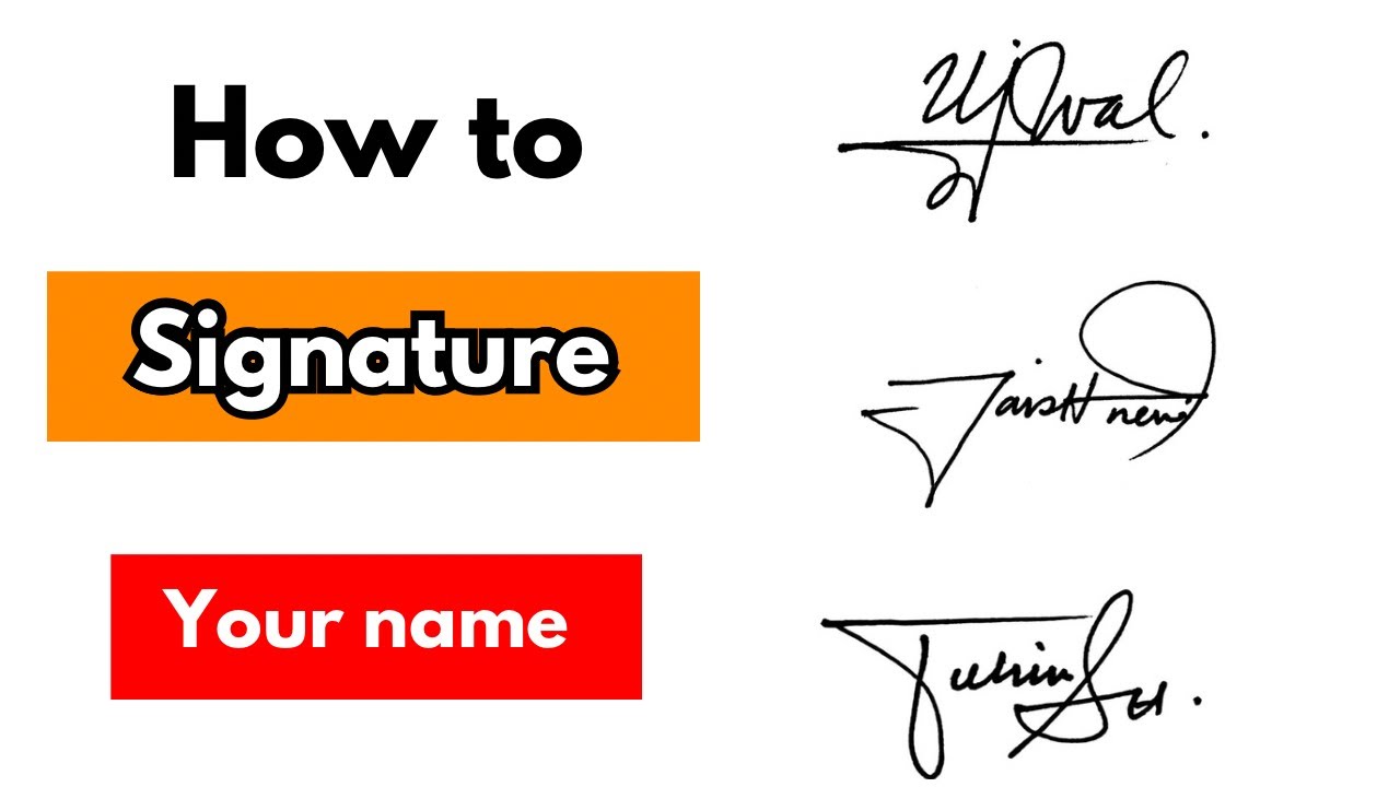 How to signature your name | signature style of my name | A to Z ...