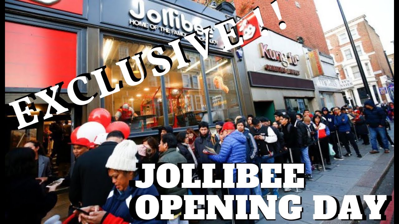 Exclusive! first look at Jollibee's first UK Restaurant - YouTube