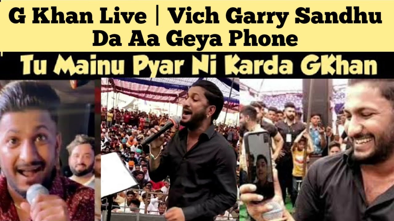 Pyar Ni Karda | G Khan Live | New punjabi Song 2021 | G Khan New Song ...