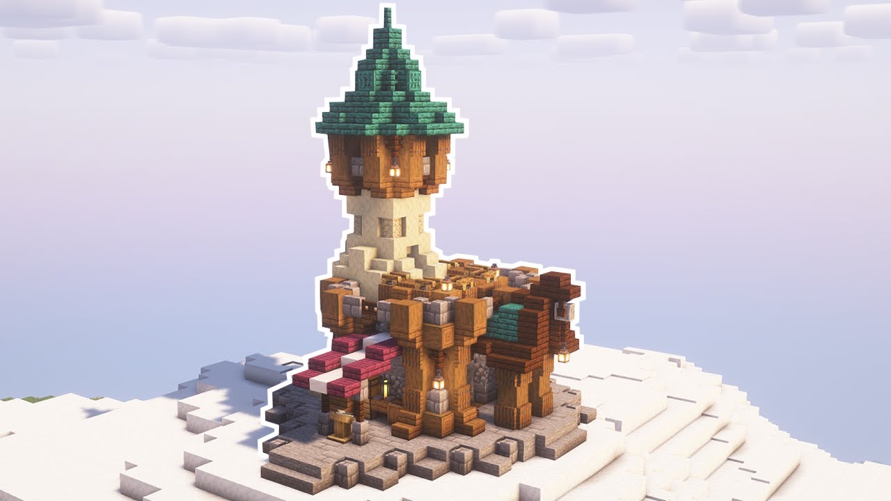 Minecraft | Building an Enchantment Tower - YouTube