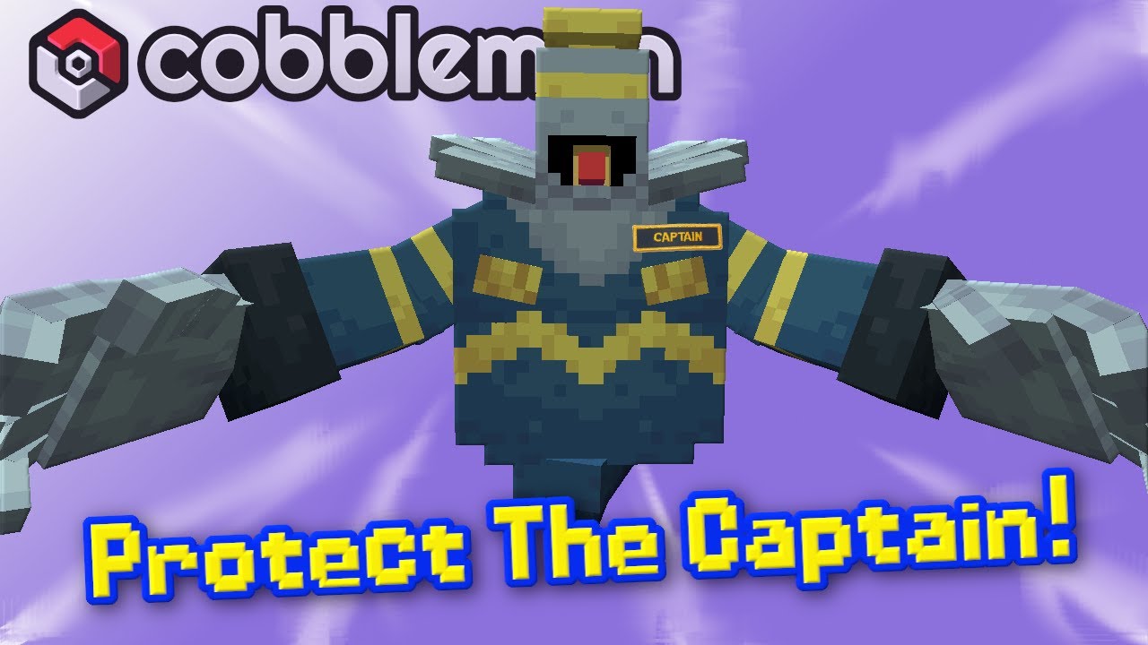 Protect The Captain! Cobblemon Battle Challenge - YouTube