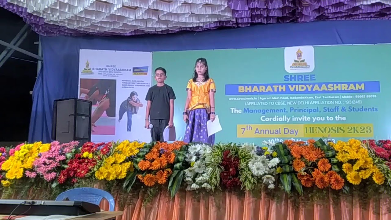 sbv school annual day - YouTube