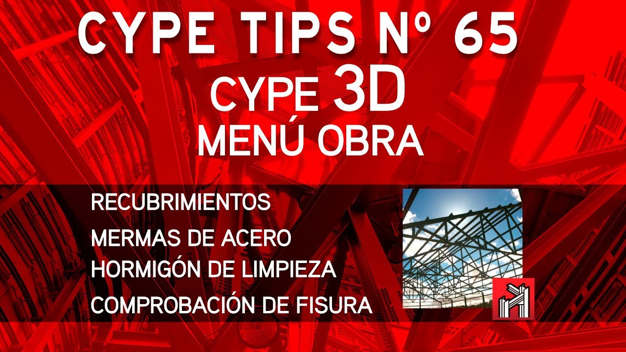 CYPE TIPS N° 65 - MENÚ DE OBRA CYPE 3D, Parte I - YouTube