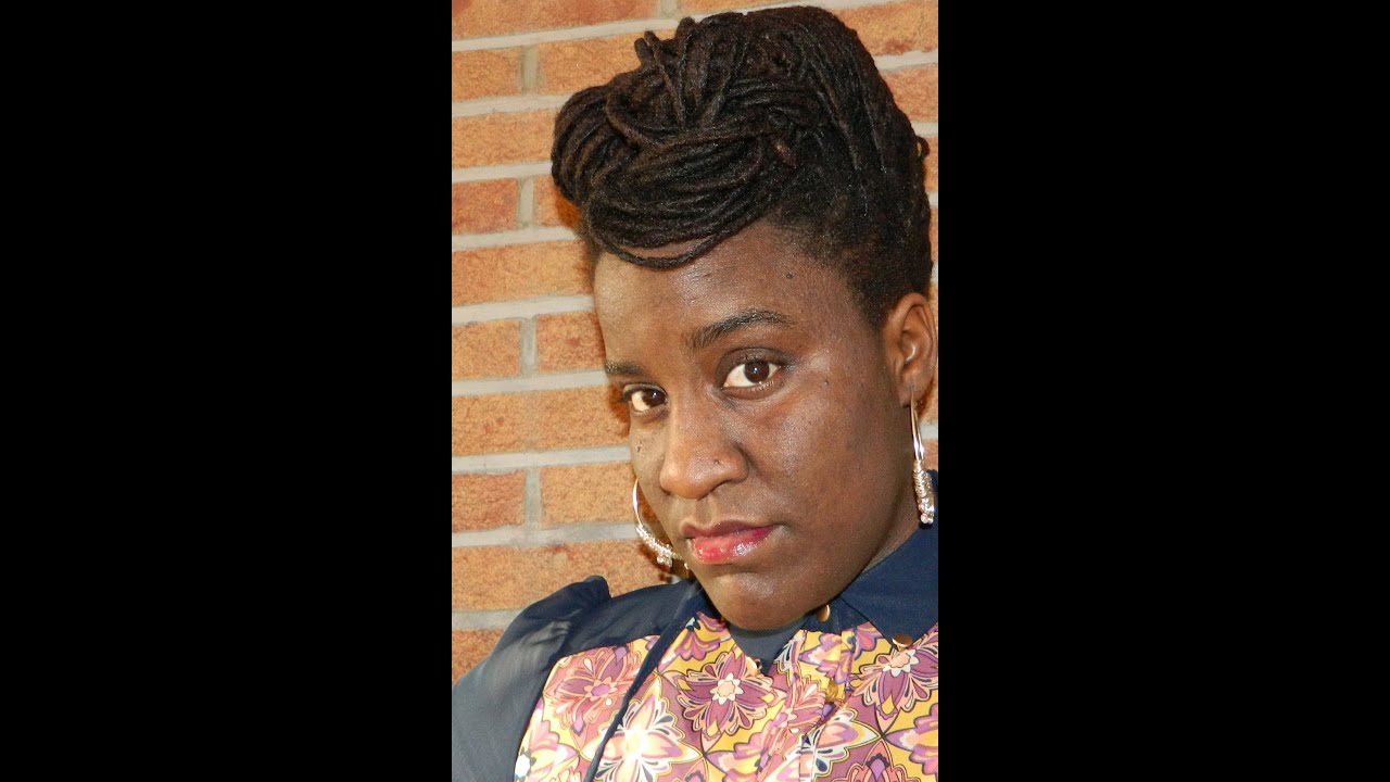 Dread Loc hair tutorial: 'Roll it gyal' - Victory roll...vintage look ...