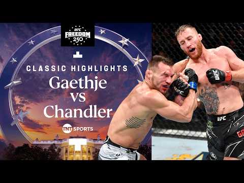 ONE OF THE BEST FIGHTS EVER! 🔥 Justin Gaethje vs Michael Chandler Full Fight | #UFCFreedom250