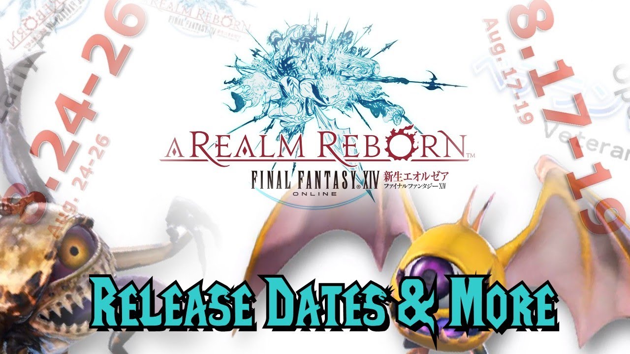 Final Fantasy XIV ARR Release Dates, Concept Art & Subscriber Rewards ...