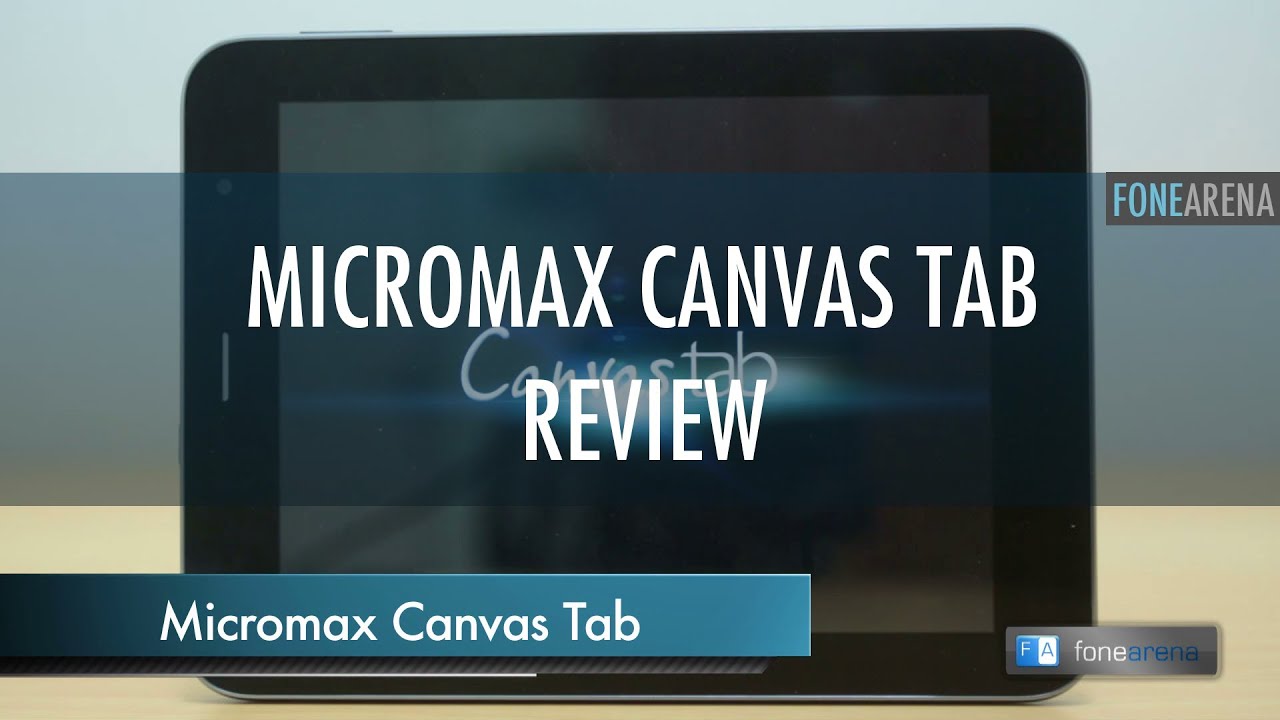 Micromax Canvas Tab Review - YouTube