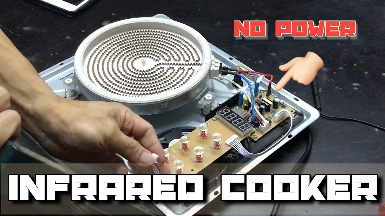 How To Repair Infrared Cooker No Power#diy #how - YouTube