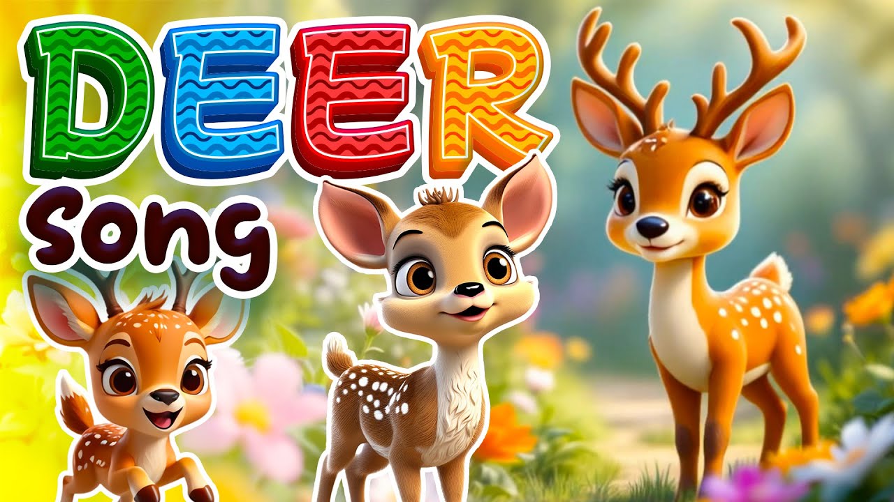 The Deer Dance: A Fun and Catchy Song for Kids!" 🦌🎶 The Happy Deer Song ...