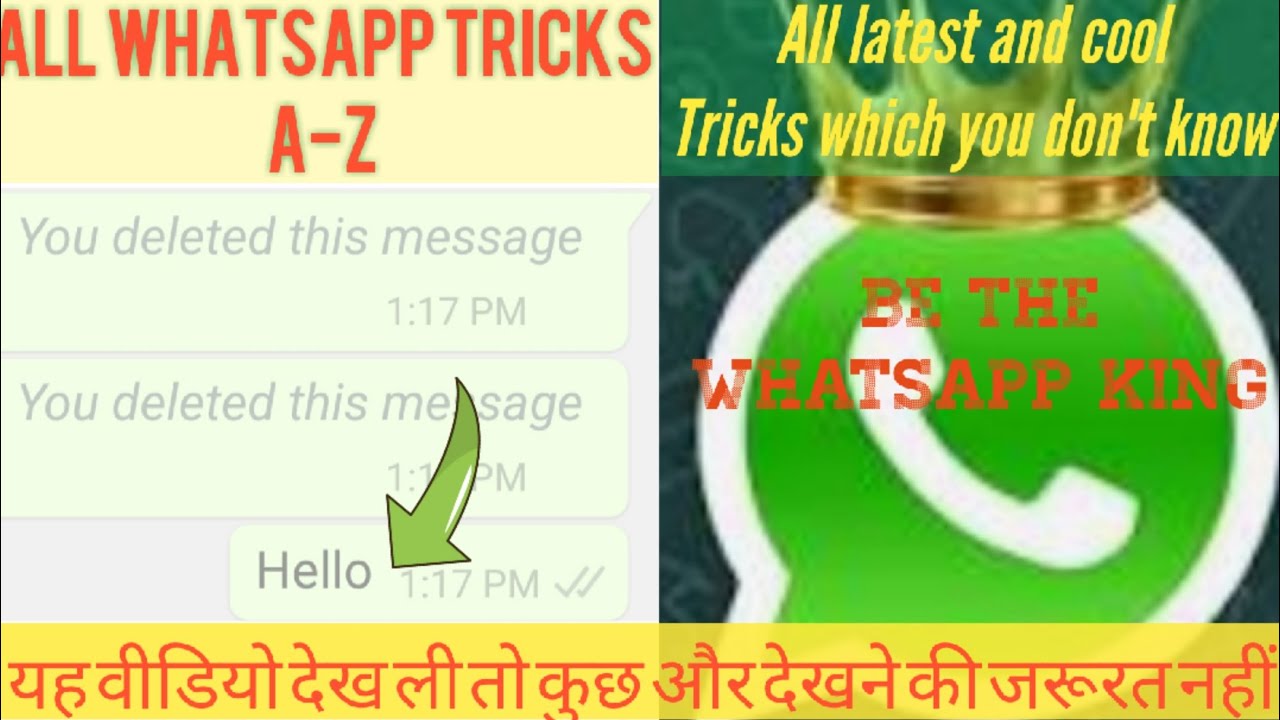 All secret and cool whatsapp tricks you should try in 2020| whatsapp ki ...