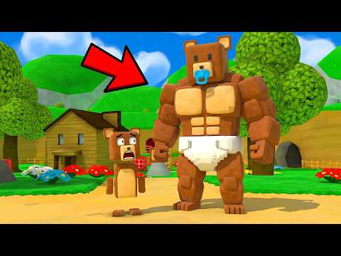 SUPER BEAR'S BABY BECAME MUSCULAR! 👶 | Super Bear Adventure