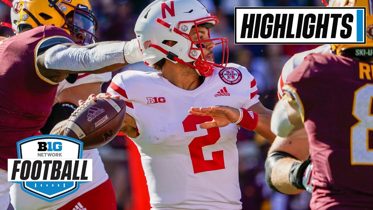 Nebraska at Minnesota | Big Ten Football | Highlights | Oct. 16, 2021 ...