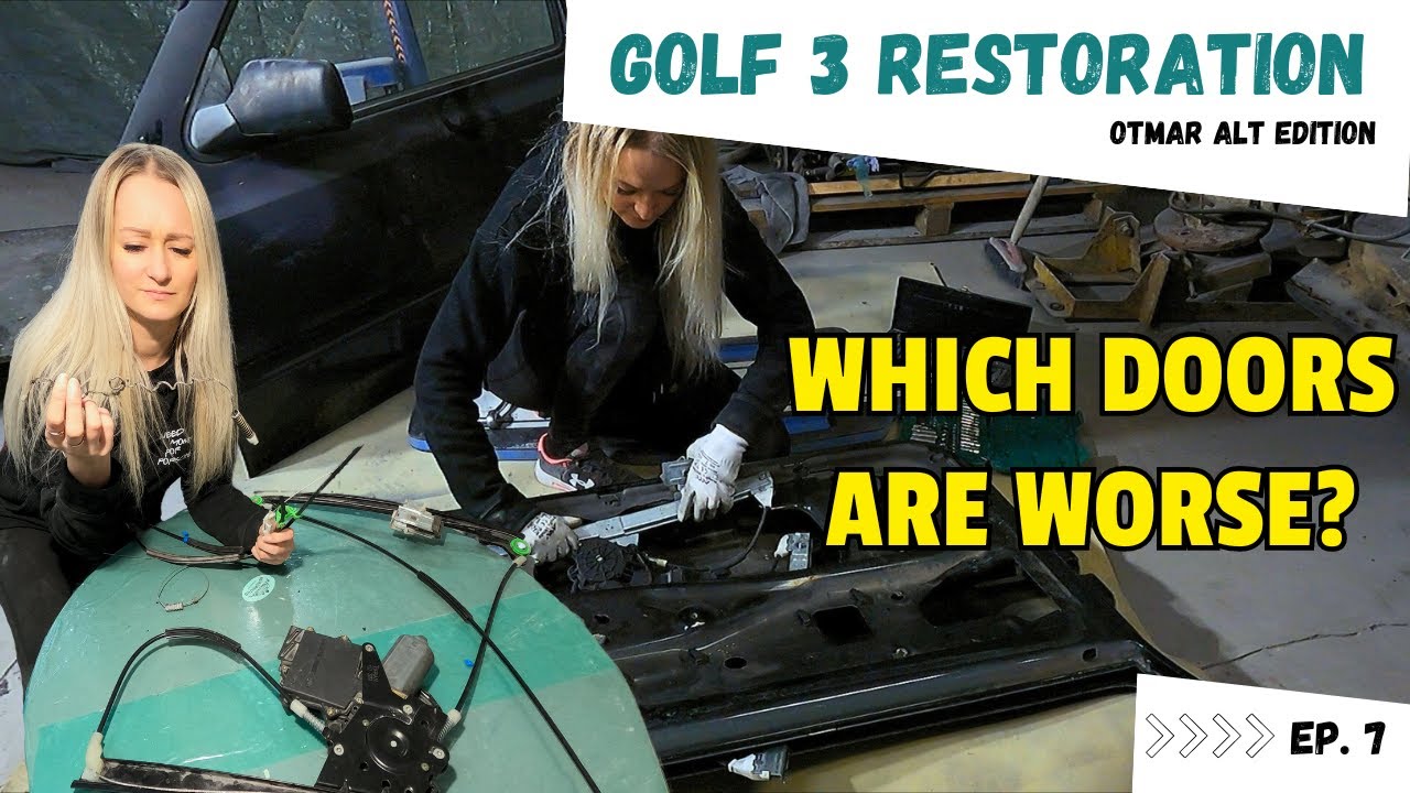 Original or donor car doors? | VW Golf 3 rebuild (Part 7) - YouTube