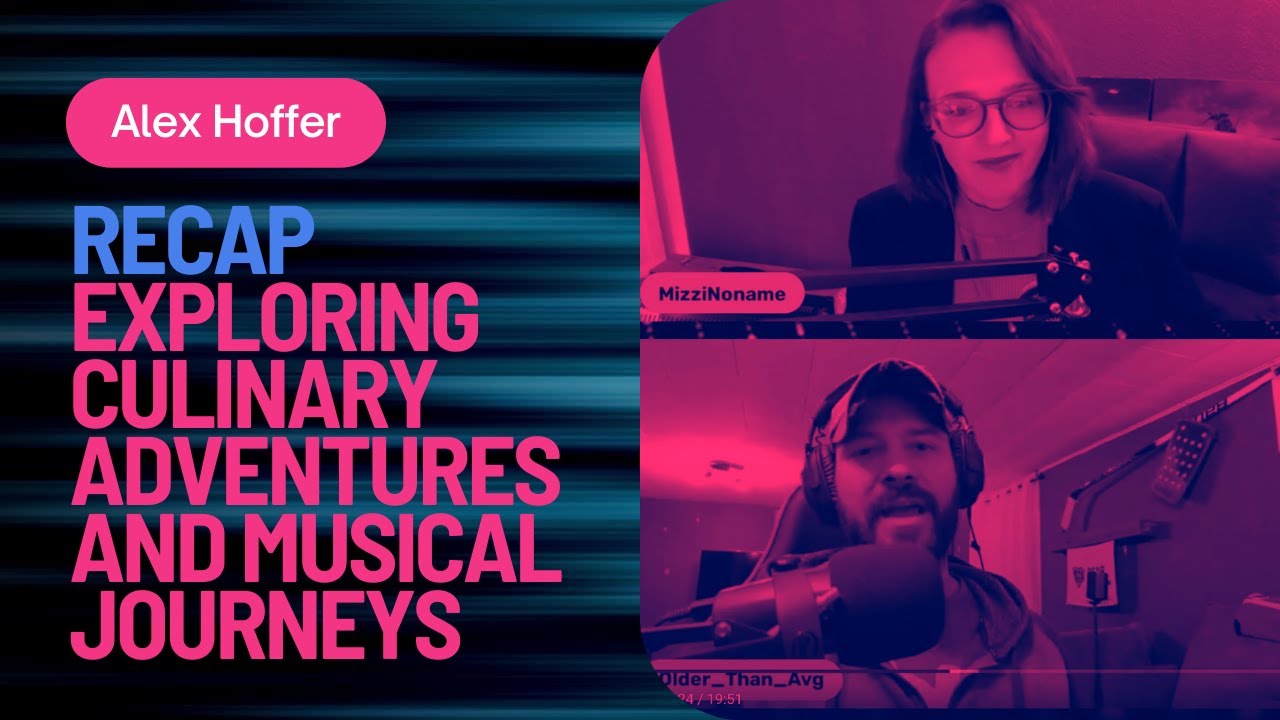 ReCap with Special Guest Alex Hoffer - Exploring Culinary Adventures and Musical Journeys - YouTube