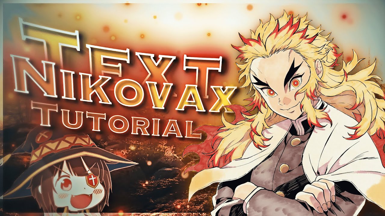 Nikovax Text | After Effects Tutorial | In 1 minute (+free preset ...