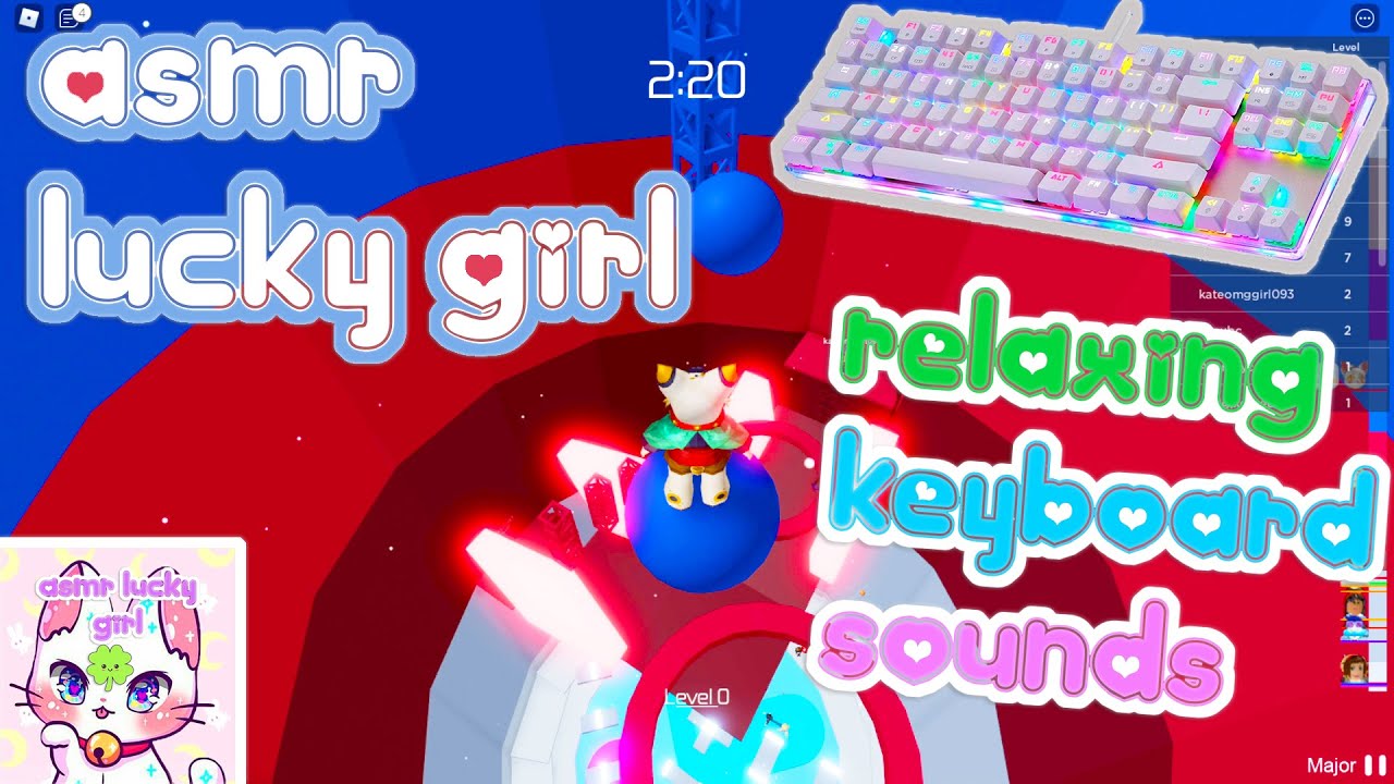 ASMR 🍀 Roblox Tower of Hell Relaxing Clicky Keyboard Sounds 🎧 No Talking 😴💤 - YouTube