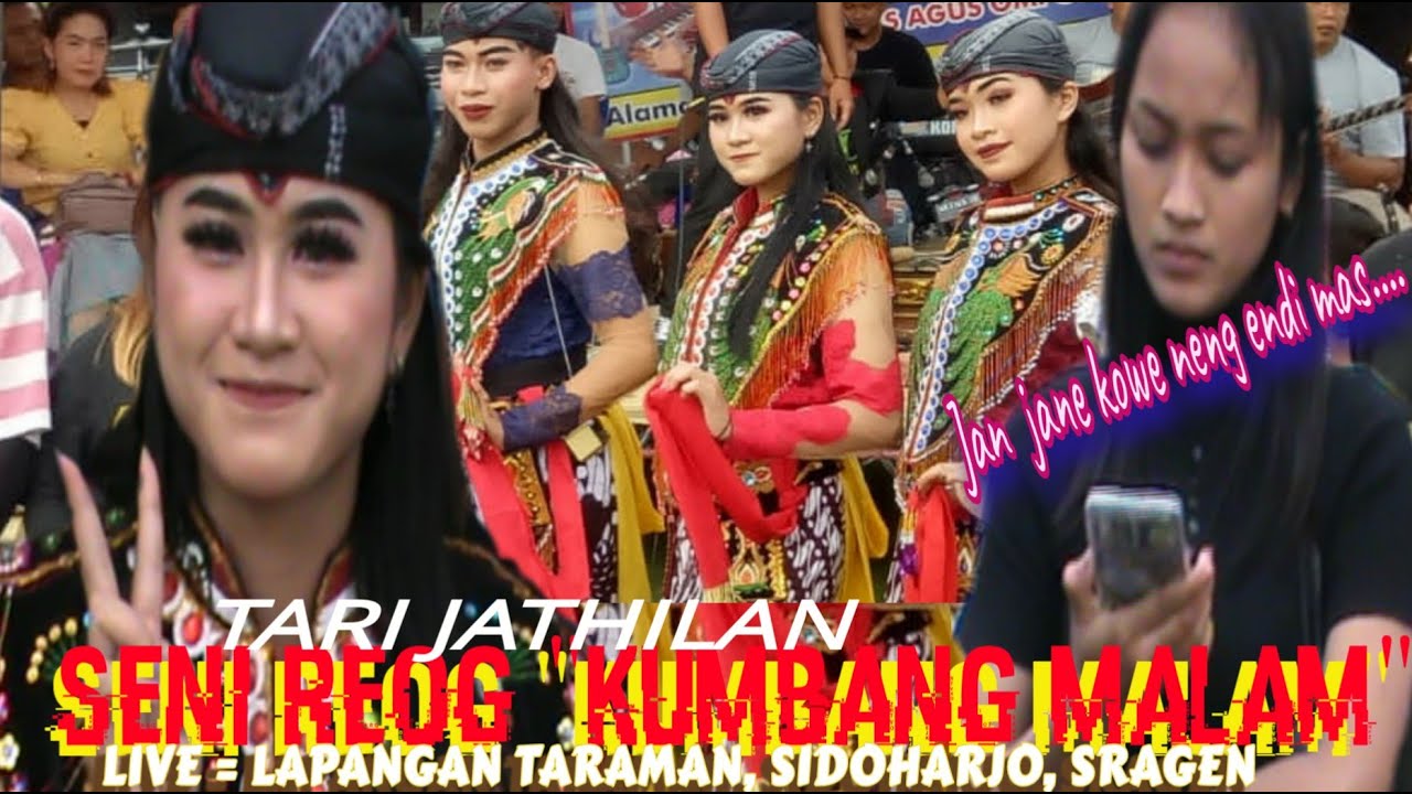 TARI JATHILAN REOG PONOROGO SENI REOG"KUMBANG MALAM"live = TARAMAN ...