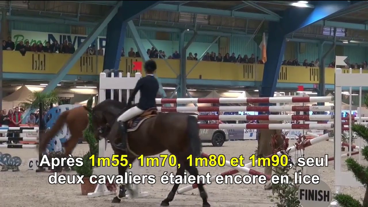 Épreuve de puissance du jumping indoor international de Nevers - YouTube