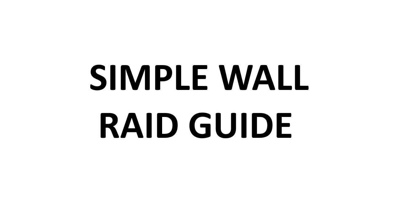 A Simple Wall Raid Guide (Trident Survival) - YouTube