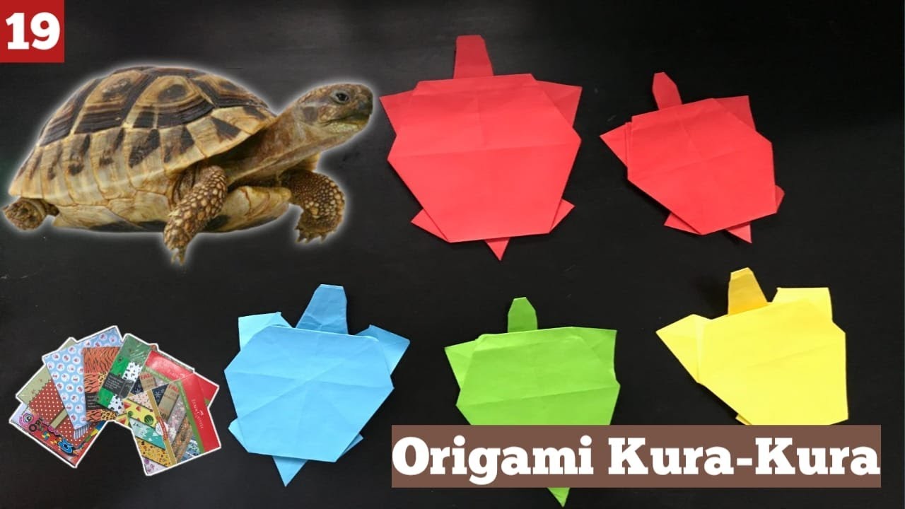 Papa Andrew membuat Origami Kura- Kura | How to make a Paper Turtle #19 ...