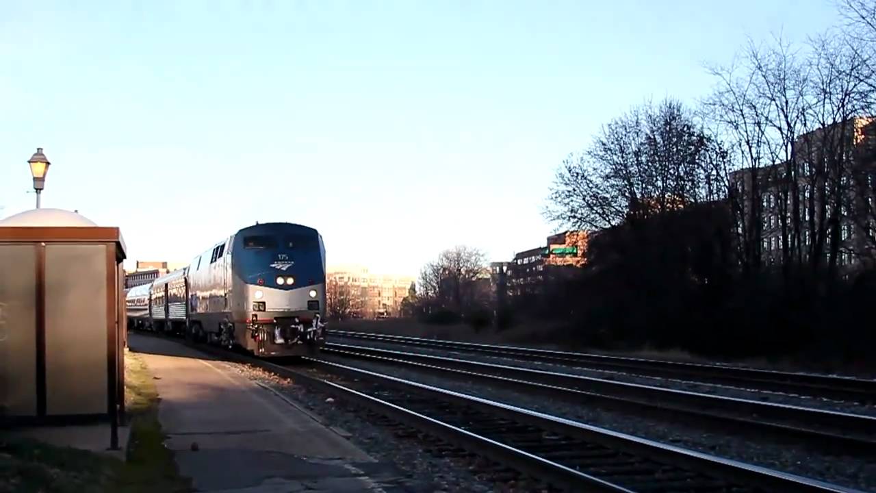 Amtrak Carolinian Train No. 79 with Private Car Alexandria VA 4 hours ...