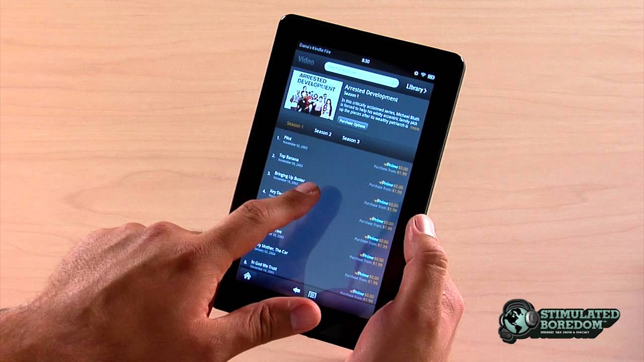 Amazon Kindle Fire Review | Part 3 of 4 "Music, Video & Docs" - YouTube