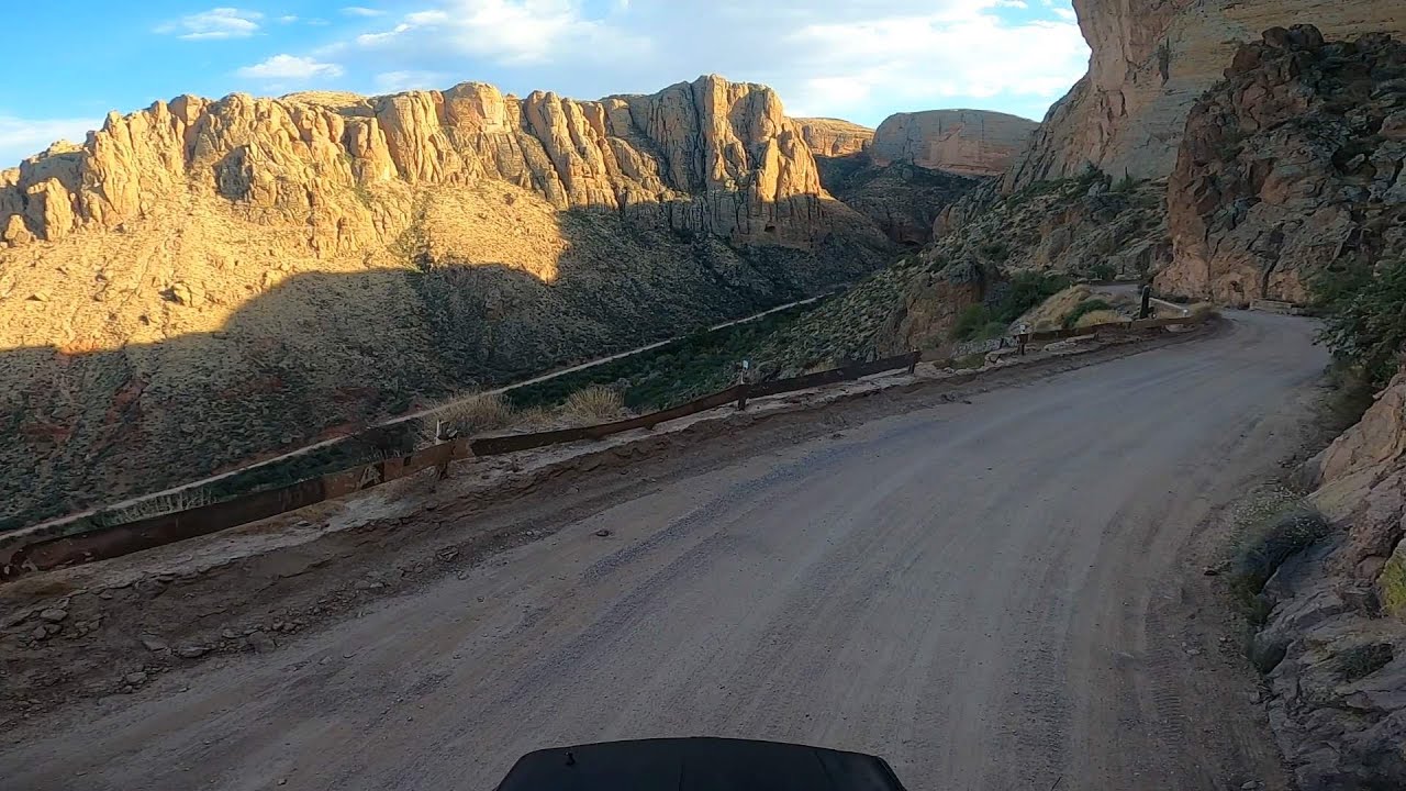 Drive through the Newly Reopened Fish Creek Hill on Arizona's Apache ...