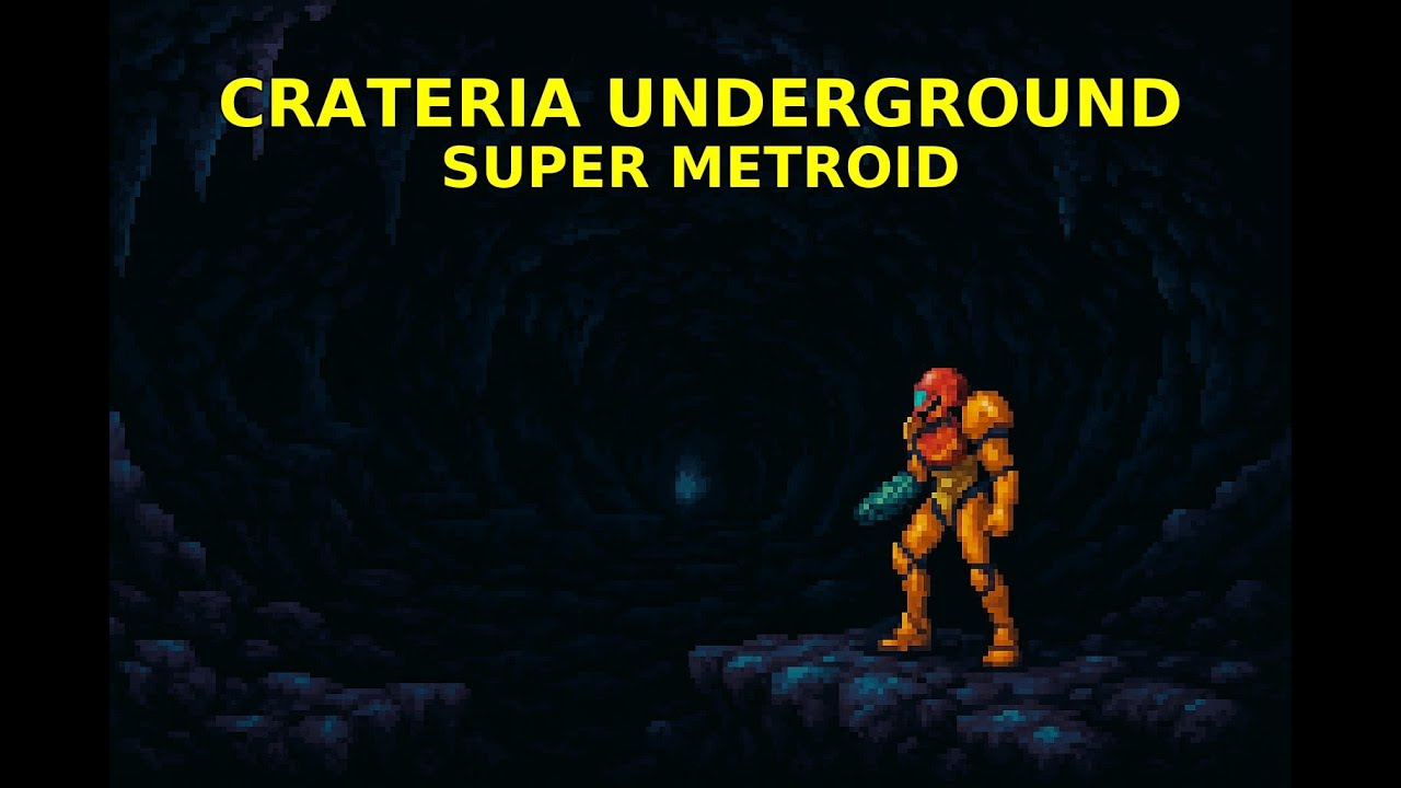 Crateria Underground - Super Metroid OST (Extended | Original ...