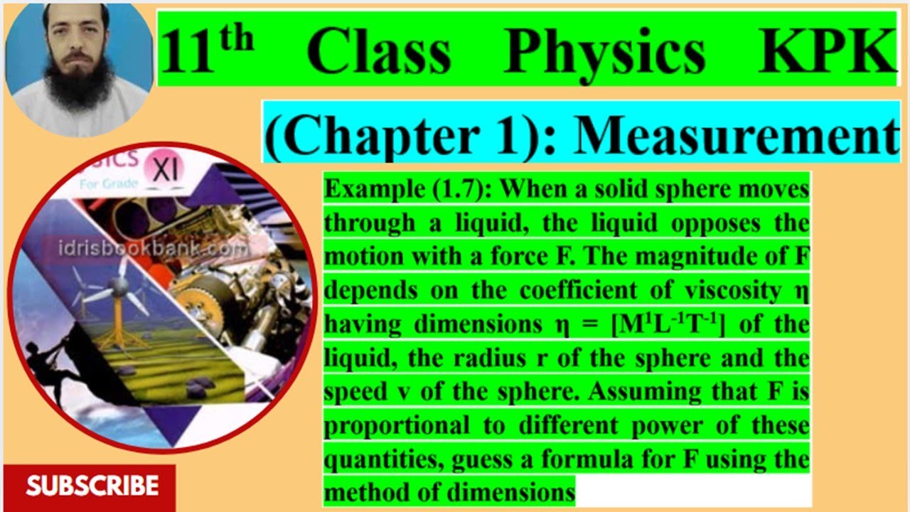 11th Physics Example1.7: Guess the formula for drag force using ...