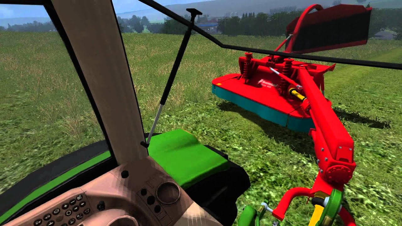 Mowing Grass For Some Silage - Farming Simulator 2013. - YouTube