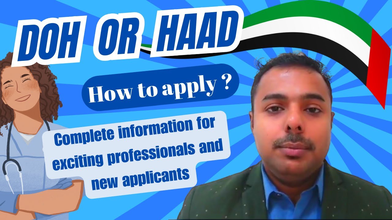 DOH or HAAD, How to apply Complete information for exciting ...