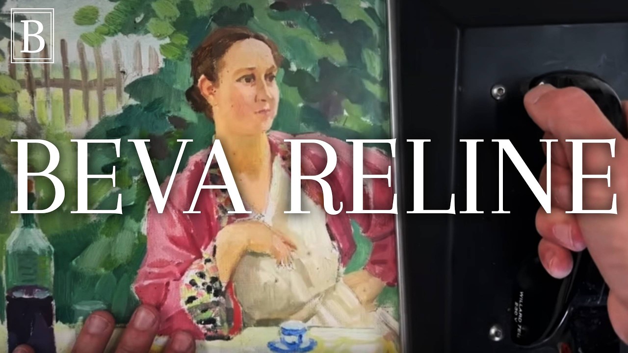 Relining 20th Century Impressionist painting with BEVA film and ...