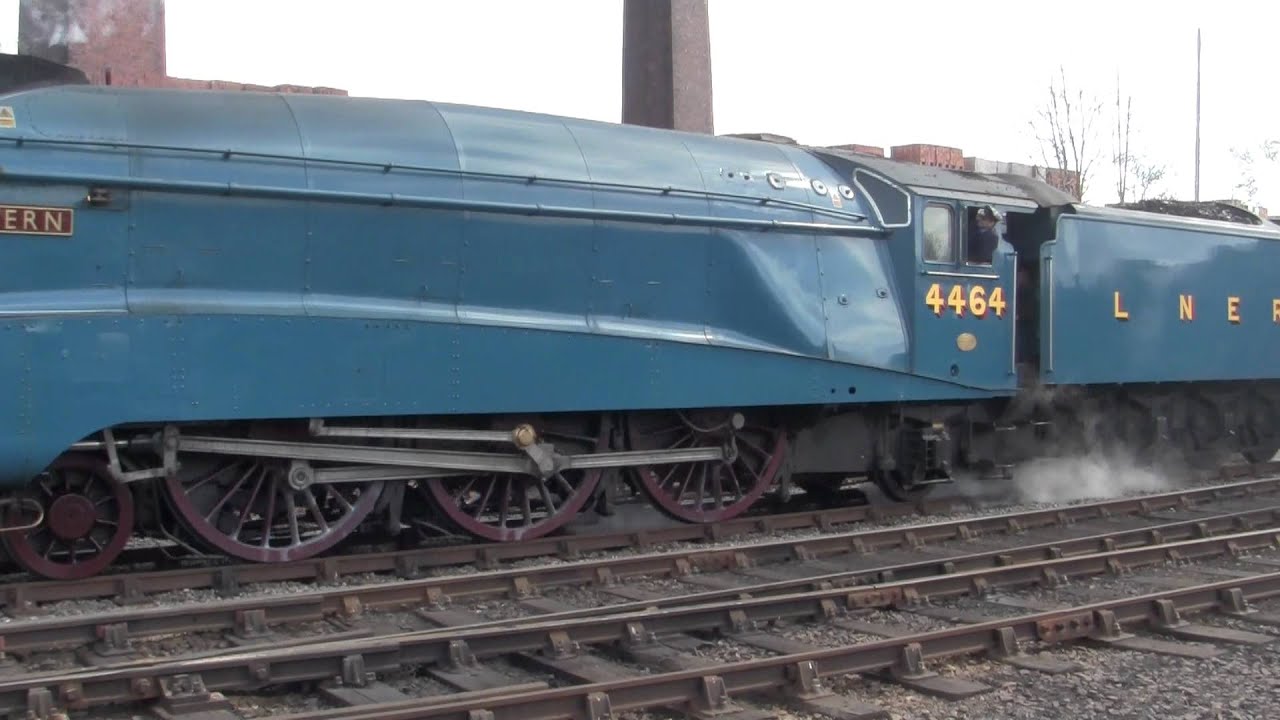 A4 4464 Bittern at barrow hill - YouTube