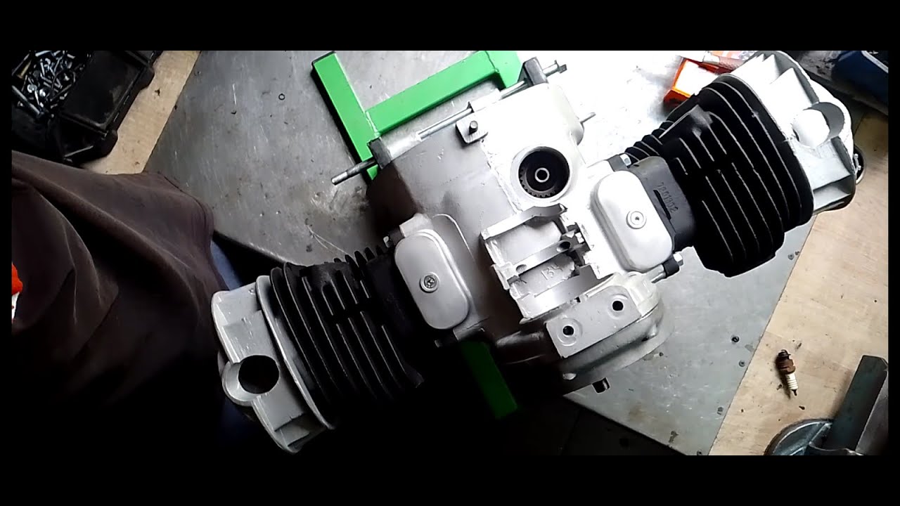 Assembling the engine motorcycle k750 part 5. Microprocessor ignition ...