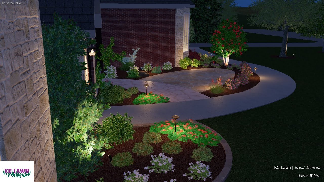 Lucas Texas Landscape Design | White Residence - YouTube